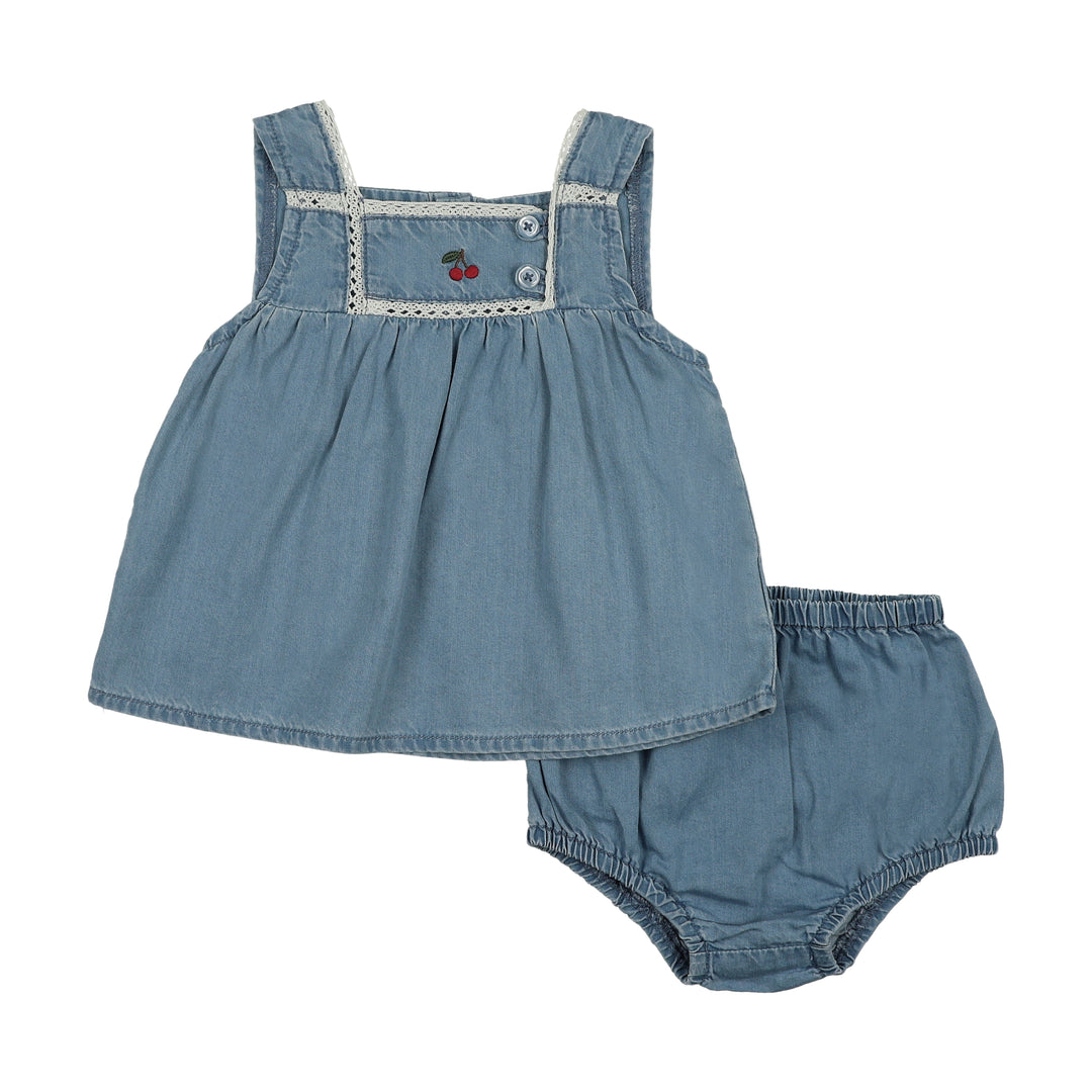 Lil Legs Denim Blue Tencel Capsule Set – The Kids Shoppe
