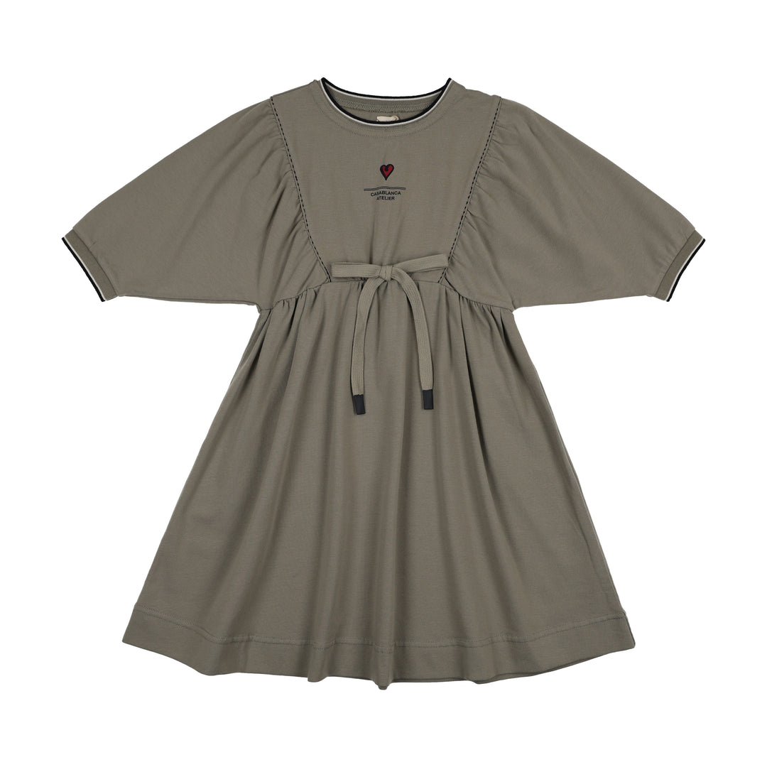 Lil Legs Green Outer Field Three Quarter Sleeve Dress – The Kids Shoppe