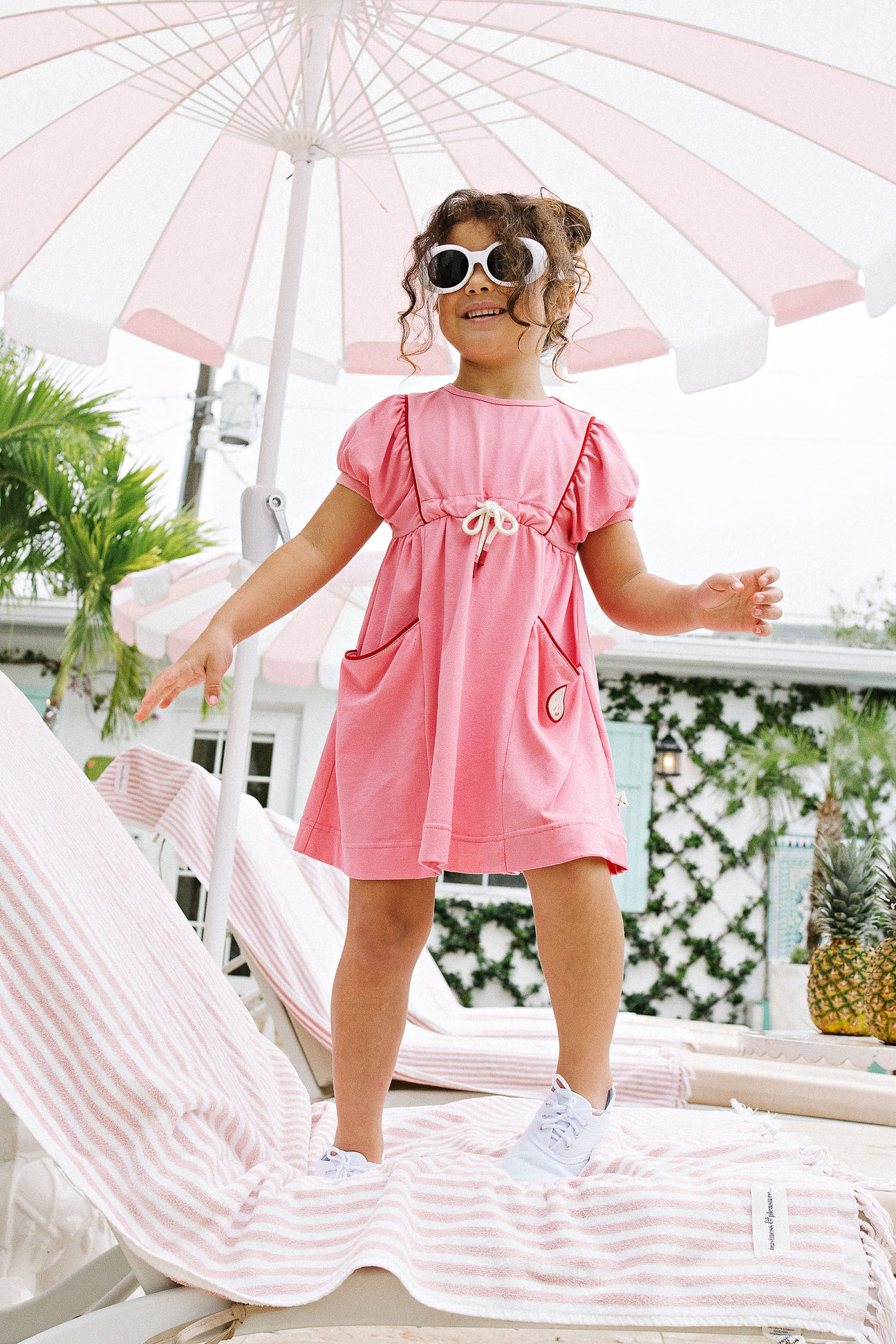 Lil Legs Fresh Pink Short Sleeve Dress – The Kids Shoppe